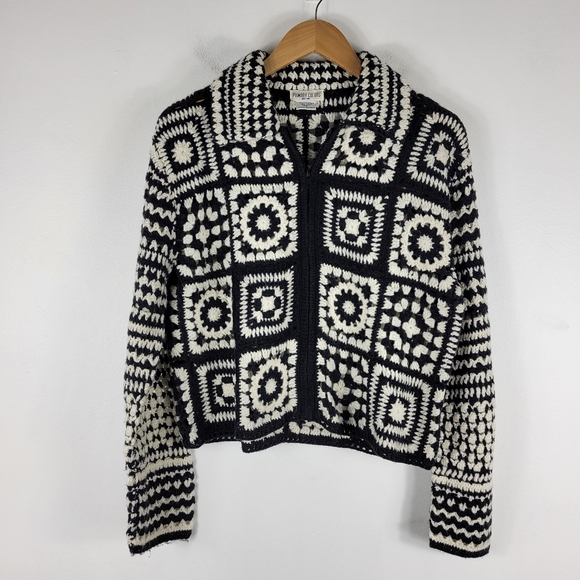Primary Colors | Sweaters | Vintage 9s Primary Colors Nyc Crochet ...